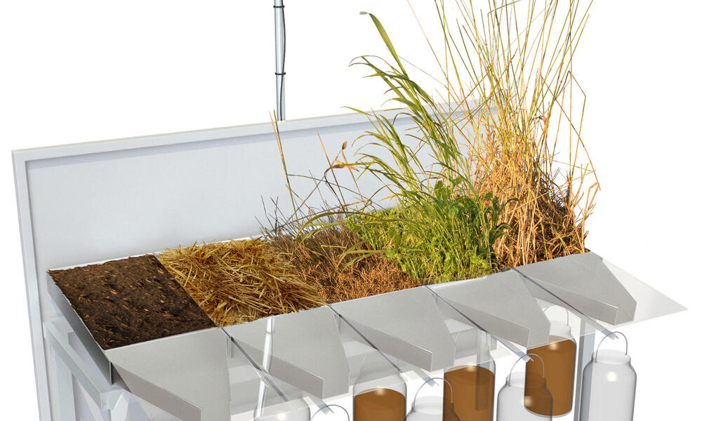A rainfall simulator helps us understand grasslands | Magazine Articles ...